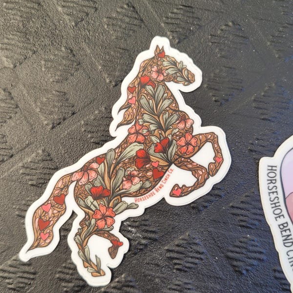 Exclusive LARGE Tooled Bucking Horse Vinyl Decal Sticker - Etsy