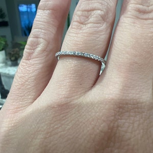 Classic Square Halo Wedding Set. Sterling Silver Wedding Ring. | Etsy