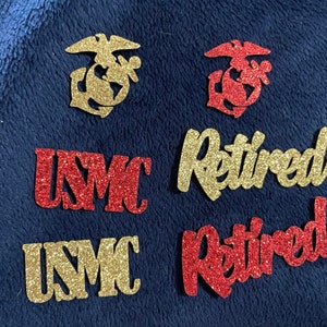 USMC Interchangable Name Plate and Rank. Perfect Addition to Any Marine ...