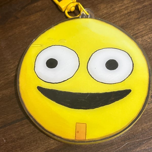 Smiling Friends HQ Shaker Charm House Cartoon Critters Acrylic Keychain ...