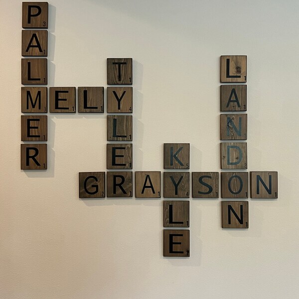 Scrabble Wall Tiles, Wall Tiles, Letter Tiles, Scrabble Tiles, Scrabble ...