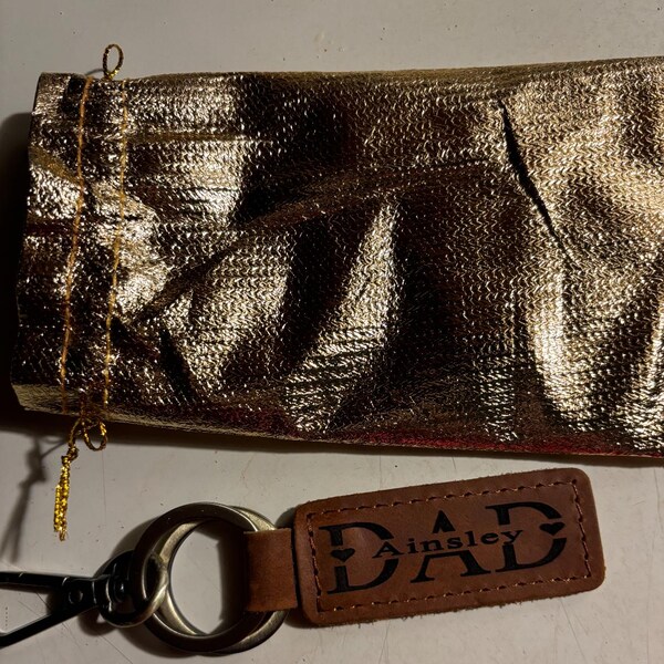 Personalized Dad Keychain, New Dad Gift, Engraved Dad Keychain, Fathers ...