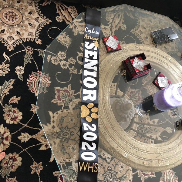 Senior Sashes Designed for Your Team. Price Listed is for Each ...