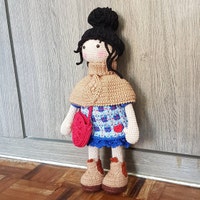 Crochet Pattern for Doll RHONDA, Pdf (deutsch, English, Français ...
