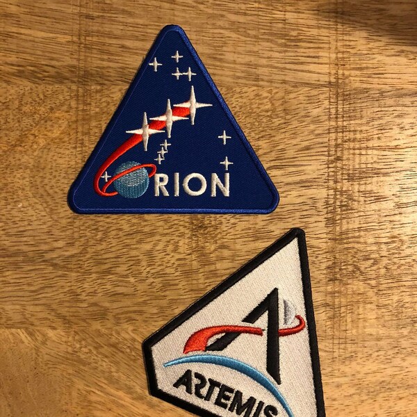 Orion Patch (3.5 Inch) Blue Embroidered Iron or Sew-on Badge Astronaut ...