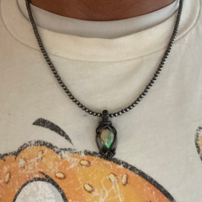 Elegant Rose Quartz and Subtle Ethiopian Opal Wire Wrapped Pendant - Etsy