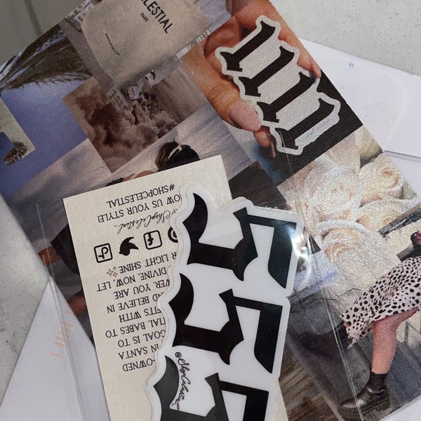 1111 Sticker | Angel Number Sticker | Laptop Sticker | Water Bottle ...