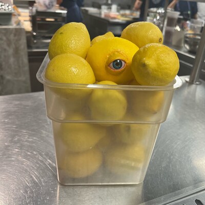 Realistic Life Sized Freaky Fruit All Seeing Lemon by Dead Head Props ...