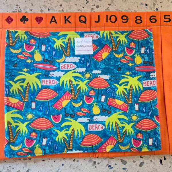 QUEEN Coral - Pink - Samba Card Organizer Mats Keep Cards Neat, Uses ...