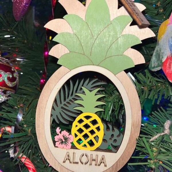 Aloha Tropical Leaf Picture Frame 5x7 | School Year, Wedding Frame for ...
