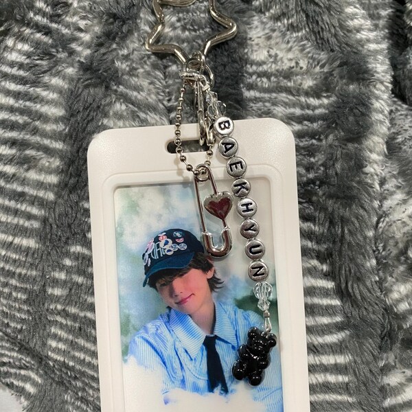 Custom K-pop Photo Keychain - Etsy