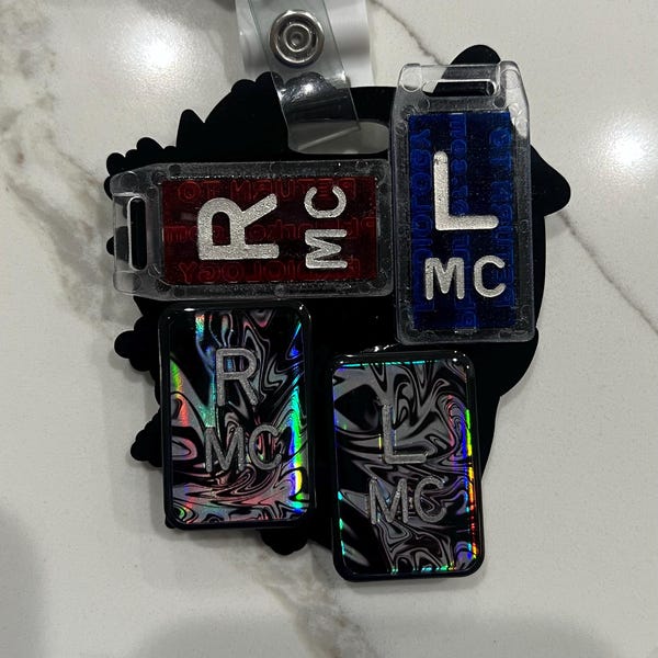 MRI Safe Badge Reel Mri Tech Badge Holder radiology Badge Reel MRI MRI ...