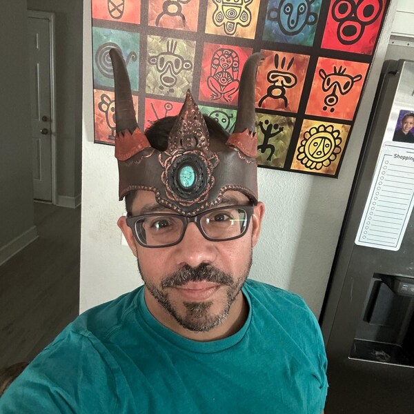 Copper Earth Goddess Mask - Etsy