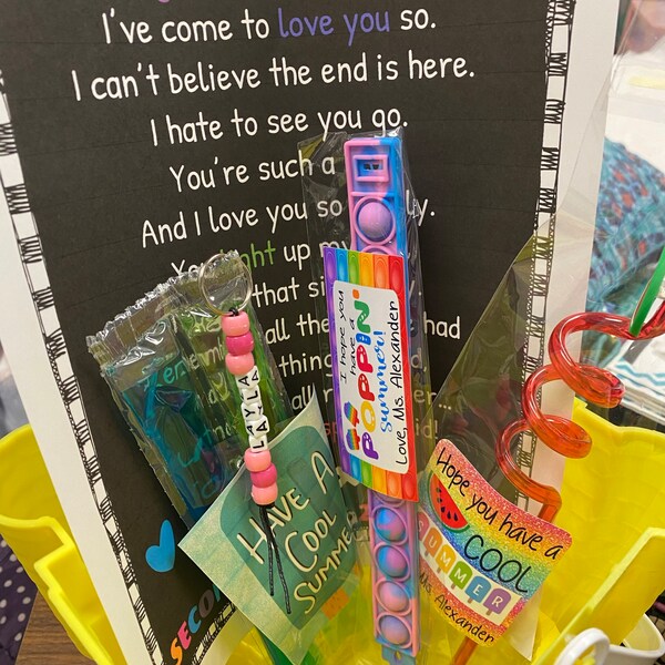 Pop It Bracelet , End of School Gift , Classroom Gifts , Students ...