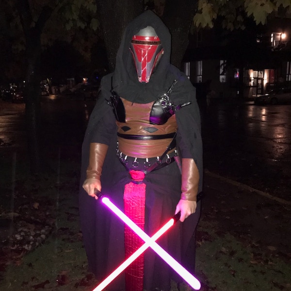 Darth Sith Knighs Mask / Helmet Complete Rev3, Raw Cast or Painted ...