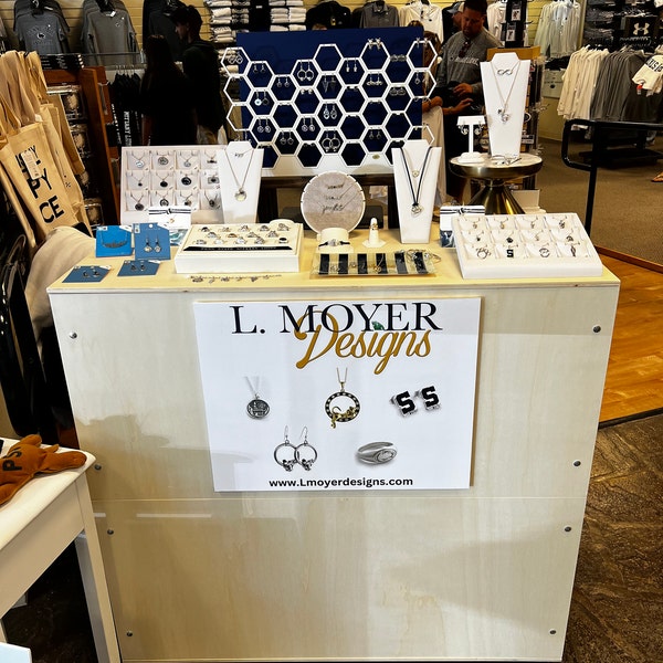 Checkout Counter VC-08-W-NT Portable, Collapsible Display Counter With ...