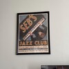 Seb's Jazz Club Retro Vintage Ad Poster | Inspired by La La Land & Los ...