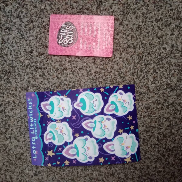 4x6 Litwick Sticker Sheet - Etsy