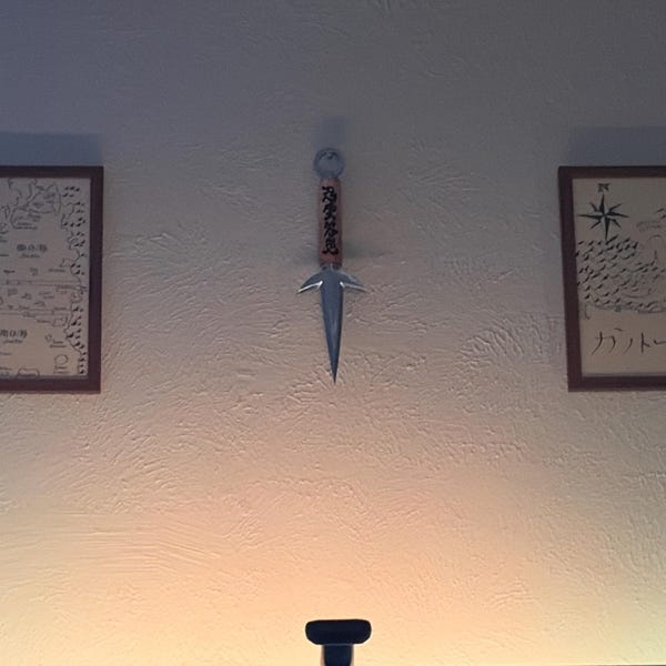 Custom Kunai Knife With Leather Sheath | Stainless Steel Ninja Knife - Etsy