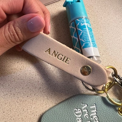 Natural Color Keychain - Etsy