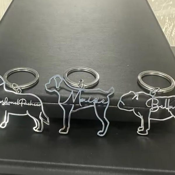 Customized Children's Drawing Keychain • Kid's Art Child Artwork ...