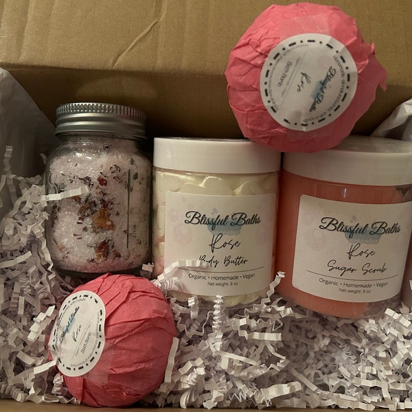 Organic Beach Spa Kit | Beachy Spa Kit | Beach Spa Box | Beach Bath Box ...