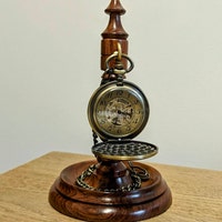 Sir Winston Churchill 24k Clad Gold Plated Personalised Pocket Watch in ...