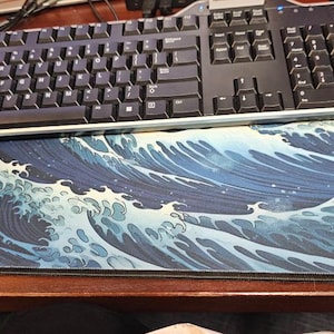 Dark Academia Gothic Desks Mat Japanese Jellyfish Art Otaku Pads Goth ...