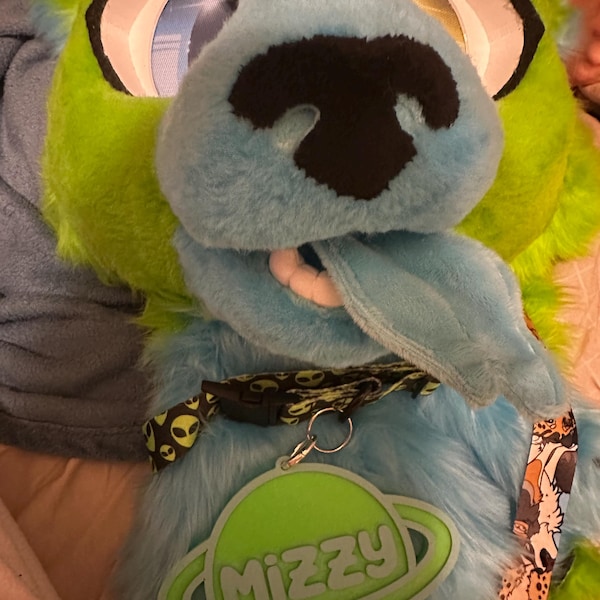 Custom 3d-printed Fursuit Name Tag ID Badge for Collars - Etsy
