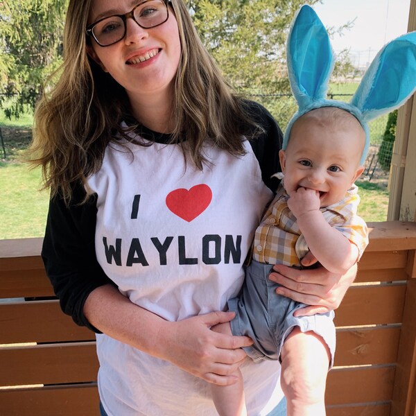 I Love Waylon T-shirt! I Heart Waylon, Country Music Gift, Country ...