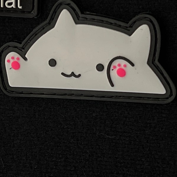Cute Cat Meme Funny PVC Morale Patch - Etsy