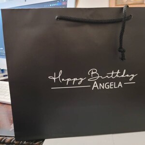 Personalized Birthday Gift Bag Happy Birthday Bag - Etsy