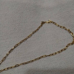 18K Gold Chain Necklace, Vine Chain, Twist Chain, Gift for Her, Figaro ...