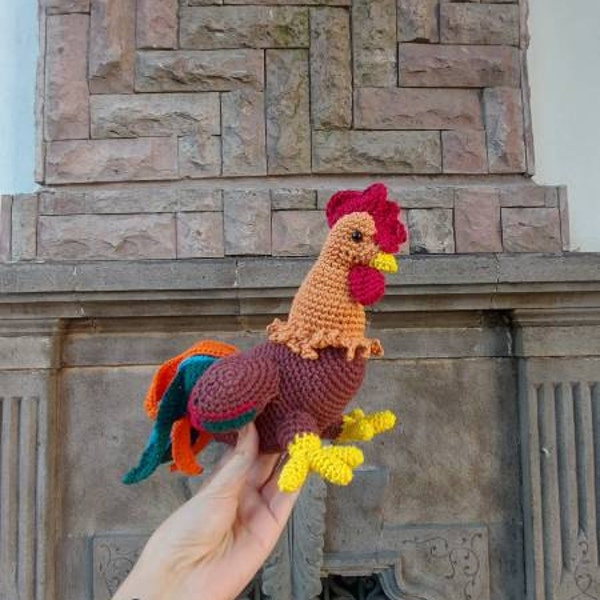 Cockerel/rooster Crochet PATTERN USA Terms-english Language, Digital ...