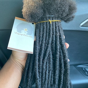 Standard Loc Extensions Handmade 100% Human Hair | Etsy