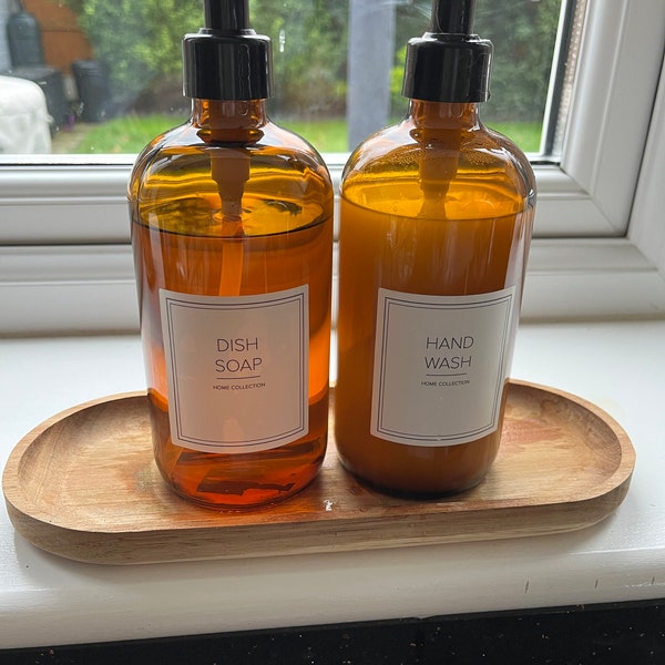 White Cleaning and Home Essentials Labels Waterproof Anti Bac Dish Soap ...