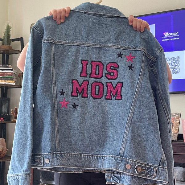 Cheerleader Denim Jacket Custom Team Jean Jacket Cheer Dance Gift ...