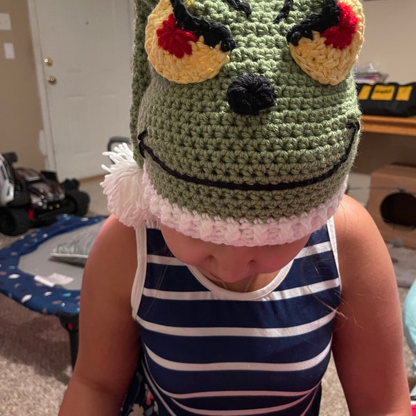 EASY CROCHET PATTERN - Grinch Inspired - Christmas Hat - Holiday - Elf ...