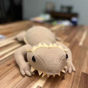 Huggable Beardie Stuffie PDF Sewing Pattern and Tutorial Booklet ...