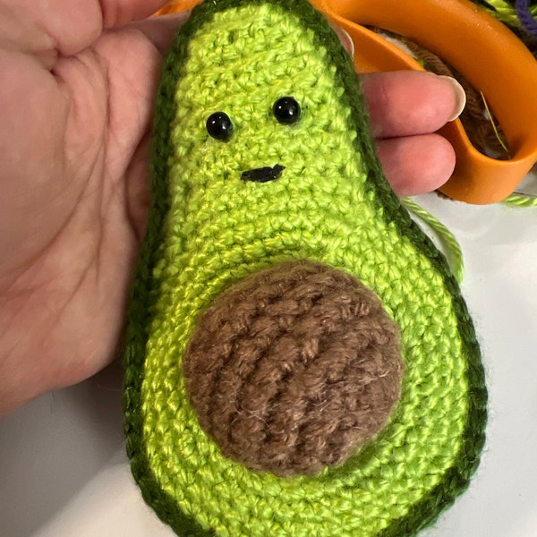 AVOCADO Crochet Pattern PDF - Crochet Avocado Pattern. Amigurumi ...