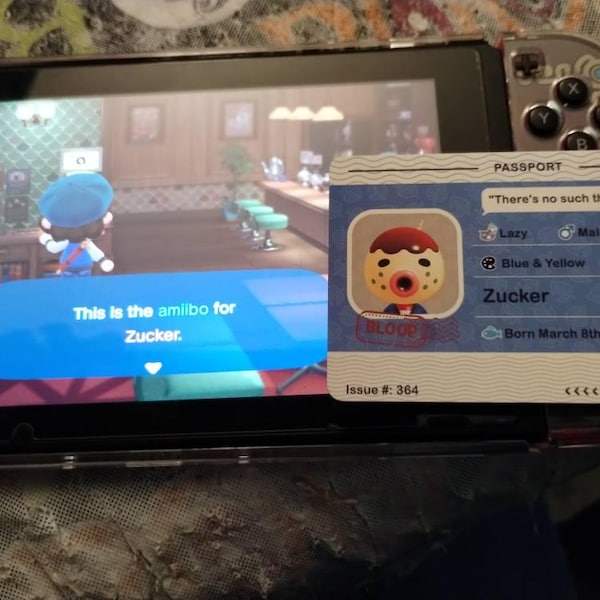 Carte ami*bo Animal Crossing de style passeport | Tous les villageois ...