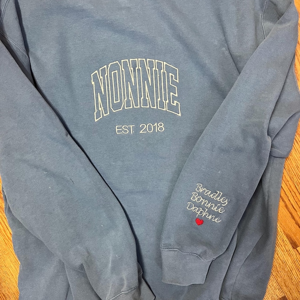 Chenille Yarn Script Font Applique Embroidery Seven Sizes 2, 3, 4, 5, 6 ...