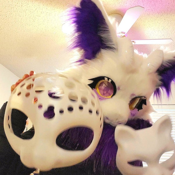 Red Fox Animal Mask High Quality and Lined With Satin - Etsy