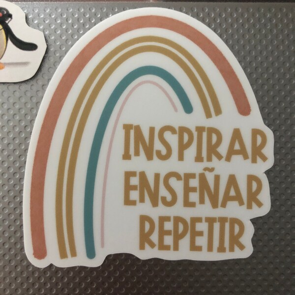 Spanish Bilingual Teacher Sticker Pack | Educator Decal, Multilingual ...