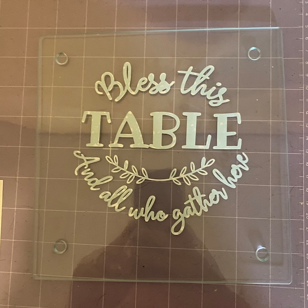 SVG Bless This Table and Everyone Who Gather Here for Engraving ...