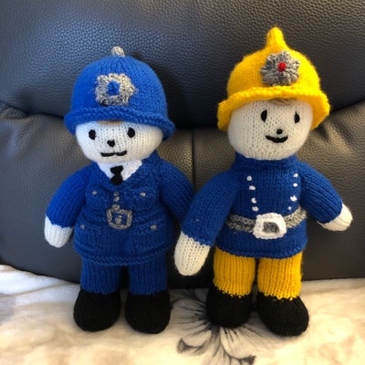 Policeman, Postman and Paramedic Pdf Knitting Pattern - Etsy UK