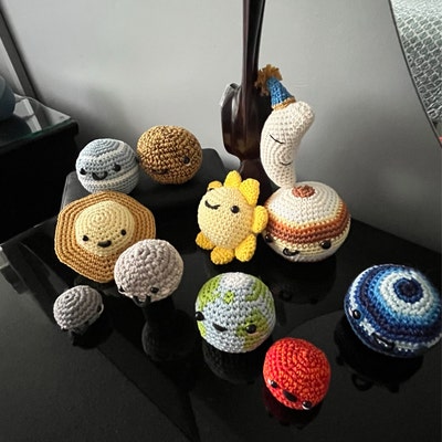 Solar System Planets Crochet Bundle PATTERN ONLY Pdf DOWNLOAD Amigurumi Crochet Patterns ...