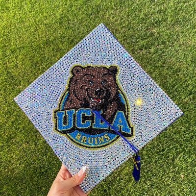 Film Grad Cap Cinema Grad Cap Bling Cap Bedazzled Grad Cap Bling Grad ...