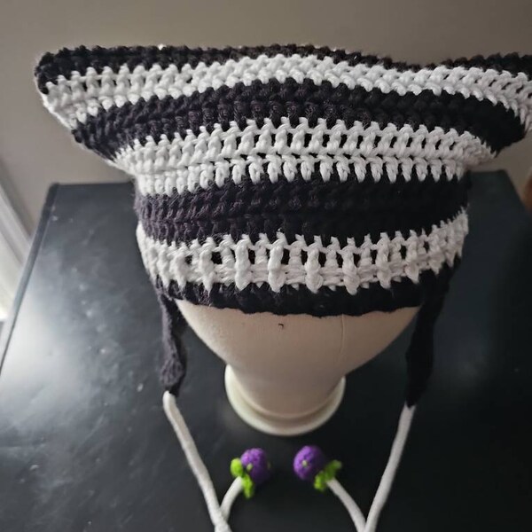 PATTERN Crochet Transgender Flag Colors Ear Flap Cat Ears Hat - Etsy