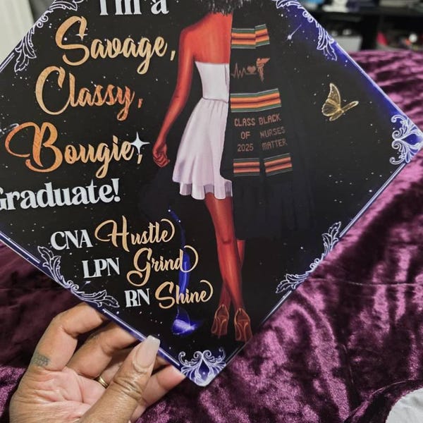 Future Teacher Grad Cap Topper - Printed Graduation Cap Topper ...